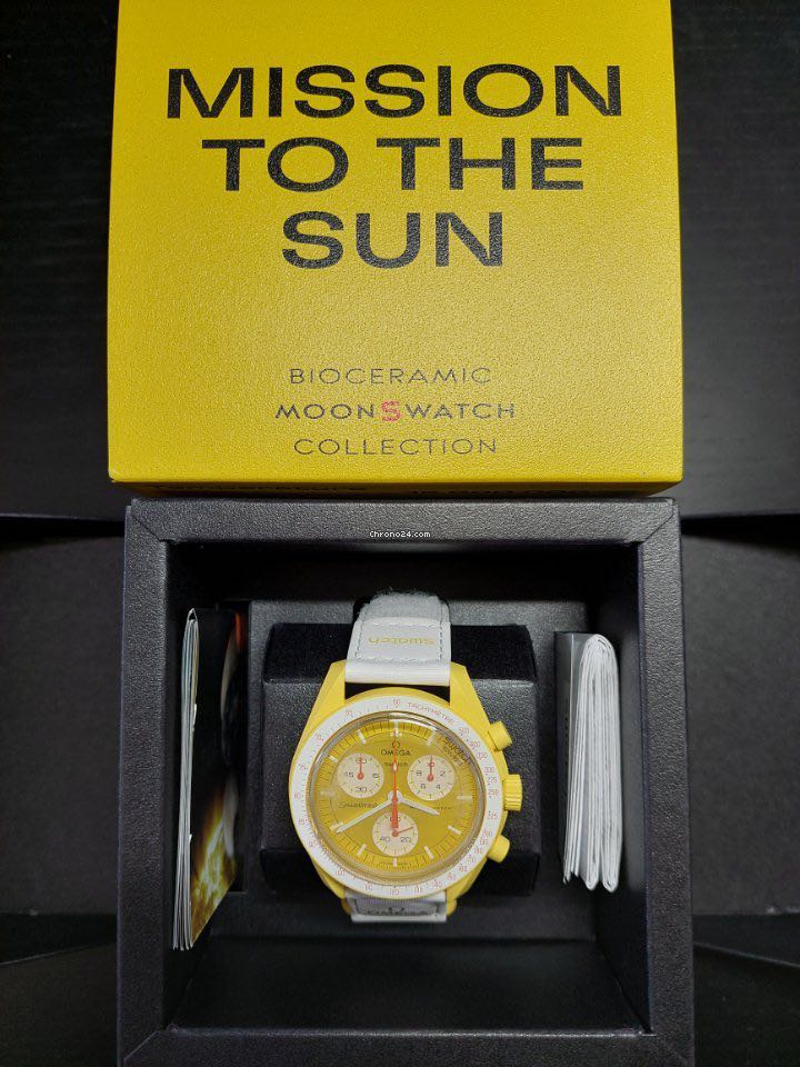 SWATCH OMEGA “sun”, Luxury, Watches on Carousell