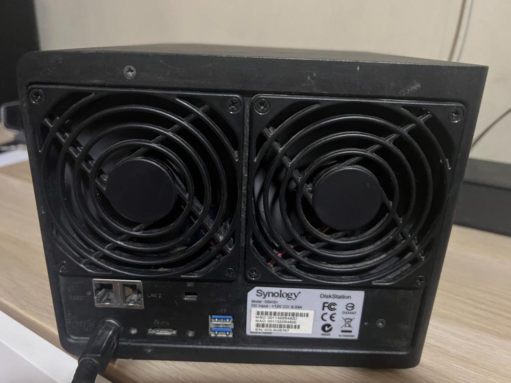 SYNOLOGY NAS DS412+ Network Attached Storage with 3 x 1TB WB Blue, Computers & Tech, Parts ...