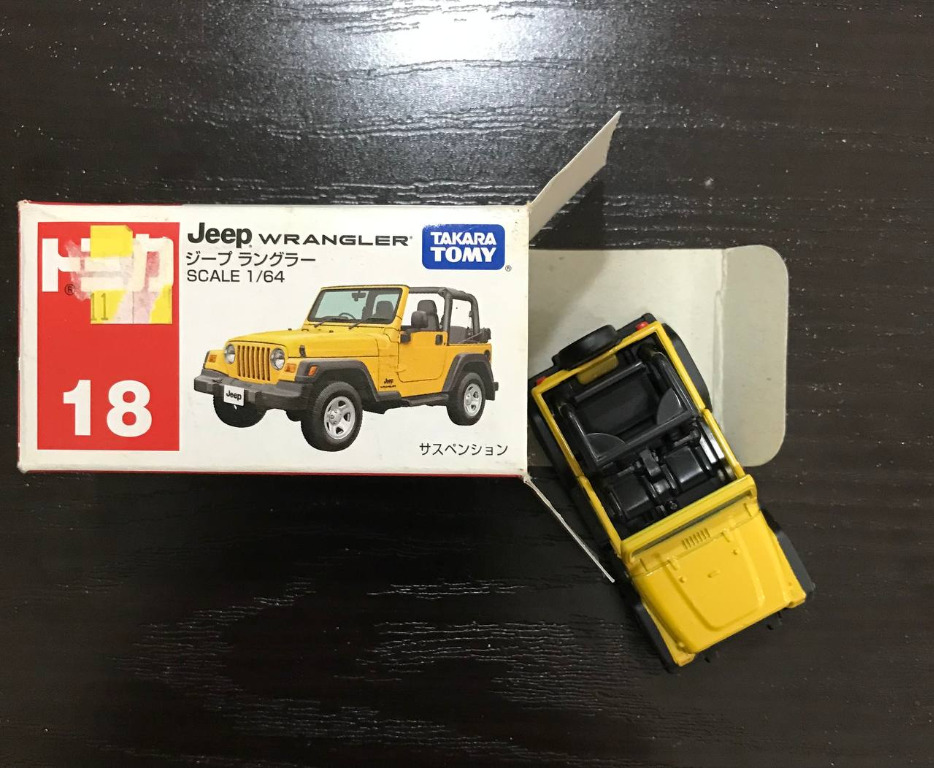 TAKARA TOMY TOMICA NO.18 JEEP WRANGLER - RARE, Hobbies & Toys, Toys & Games on Carousell