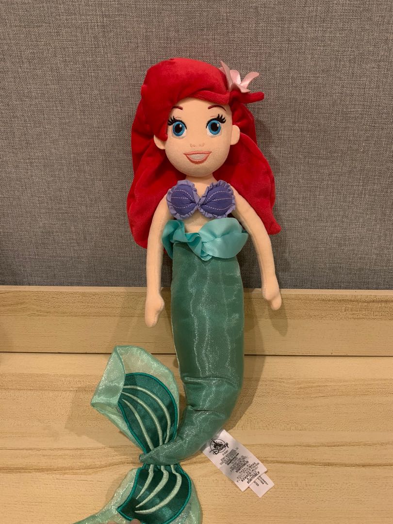 The Little Mermaid Disney Plush, Hobbies & Toys, Toys & Games on Carousell