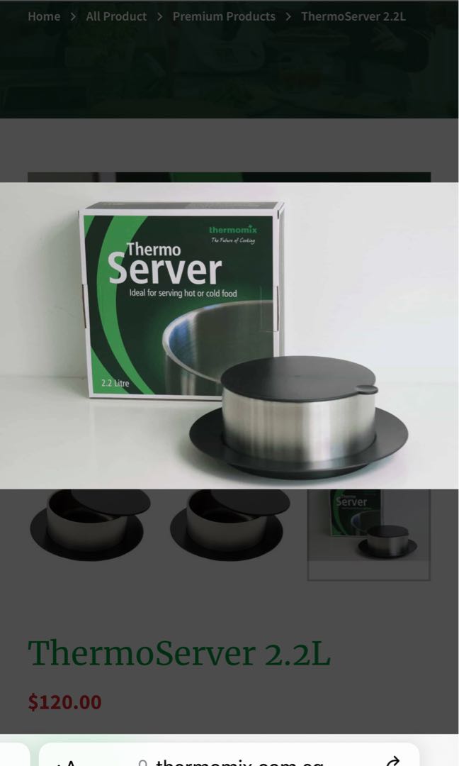 Thermomix thermoserver 2.2l, Everything Else on Carousell
