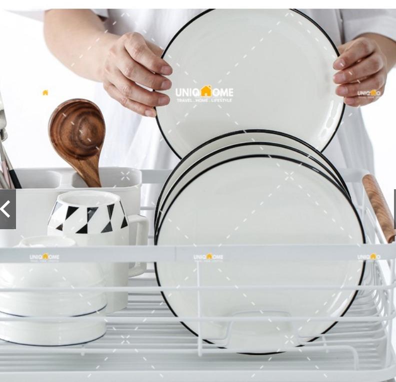 【UNIQHOME】Japanese Dish Rack Stainless Steel Kitchen rack Dish Drainer ...