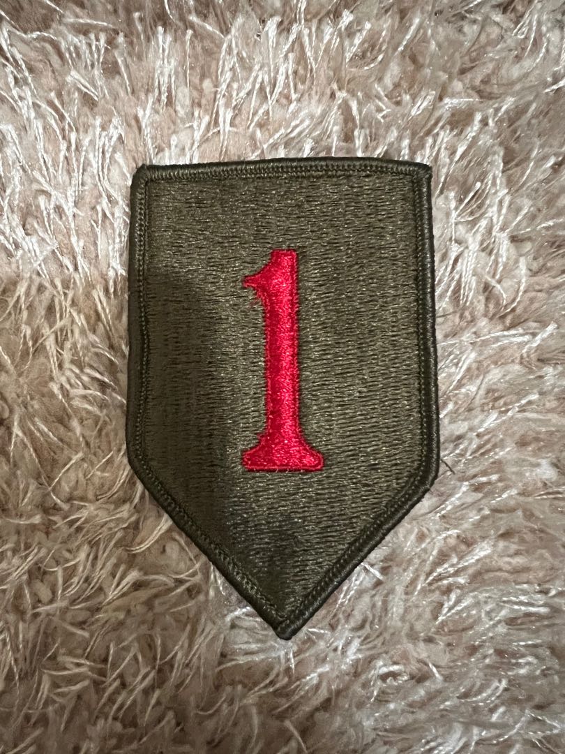US Army patches - 1st Infantry Division, Hobbies & Toys, Collectibles ...