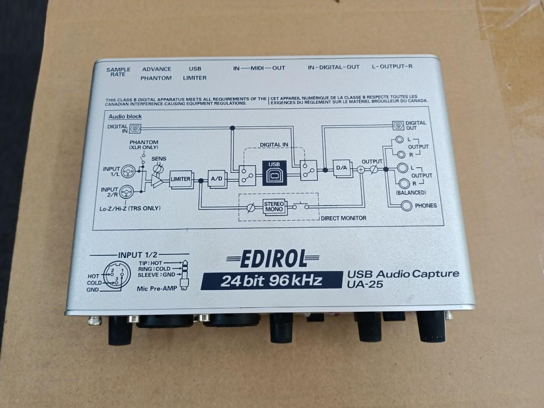 Used Roland Edirol USB audio interface controller., Hobbies & Toys ...