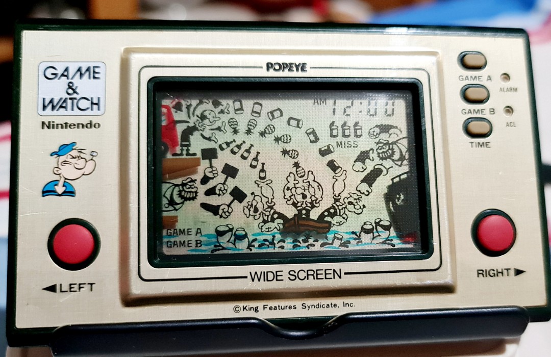 Vintage Nintendo Game & Watch widescreen - Popeye - 1981, Hobbies ...