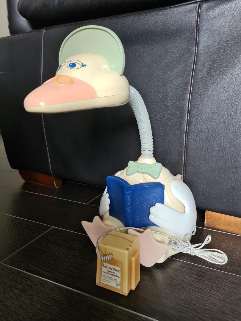 Vintage Safe & Sound Mother Goose Storyteller Cassette Player and Lamp ...