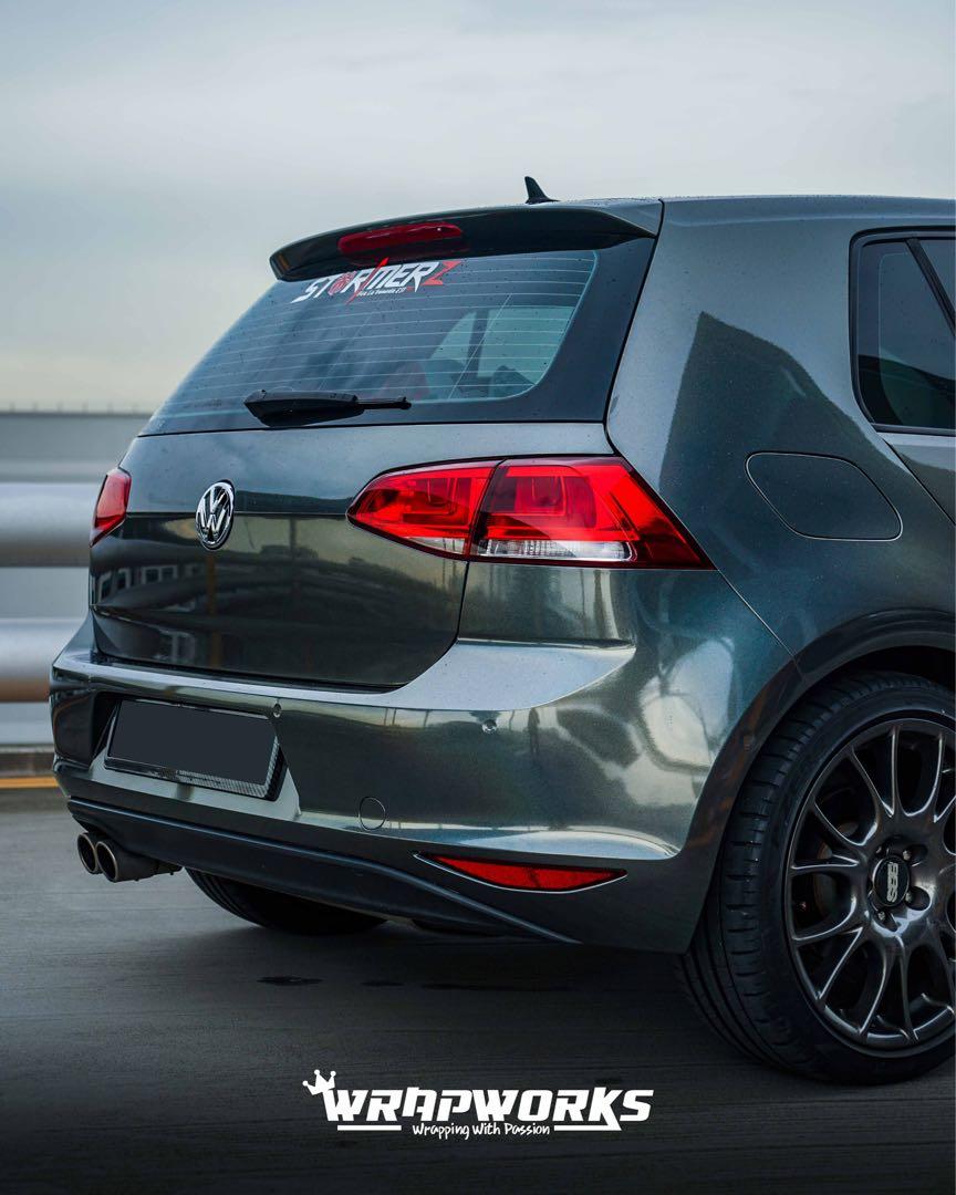 Volkswagen Golf Mk7 Glossy Green Full Wrap, Car Accessories ...