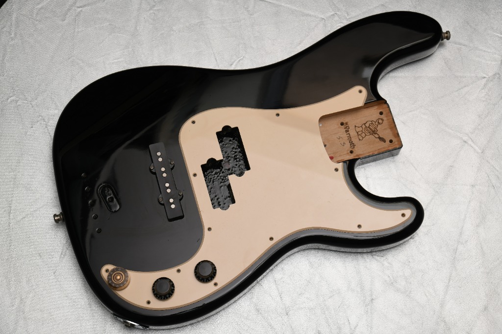 Warmoth PJ Bass ALDER Body w/Bare Knuckle Pickup Switchcraft Jack and ...