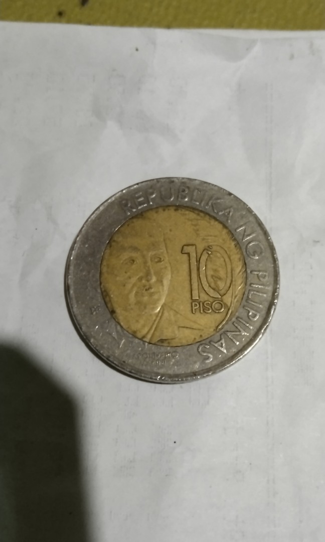 10 peso rare coin, Hobbies & Toys, Memorabilia & Collectibles, Currency ...