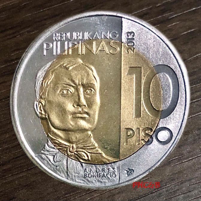 10 Piso Andres Bonifacio 150 Years 2013 Commemorative Coin, Hobbies & Toys, Memorabilia ...