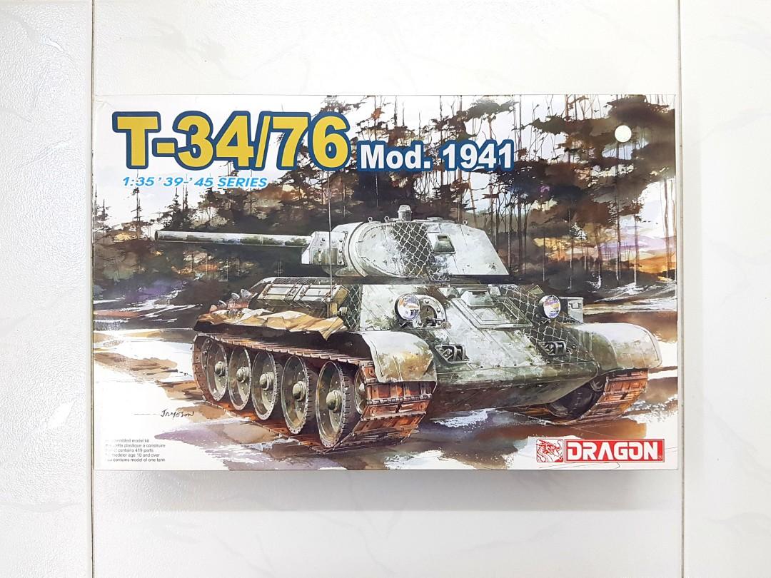 1/35 #6205 Dragon Russian Medium Tank T-34/76 Mod. 1941 c/w Highly ...