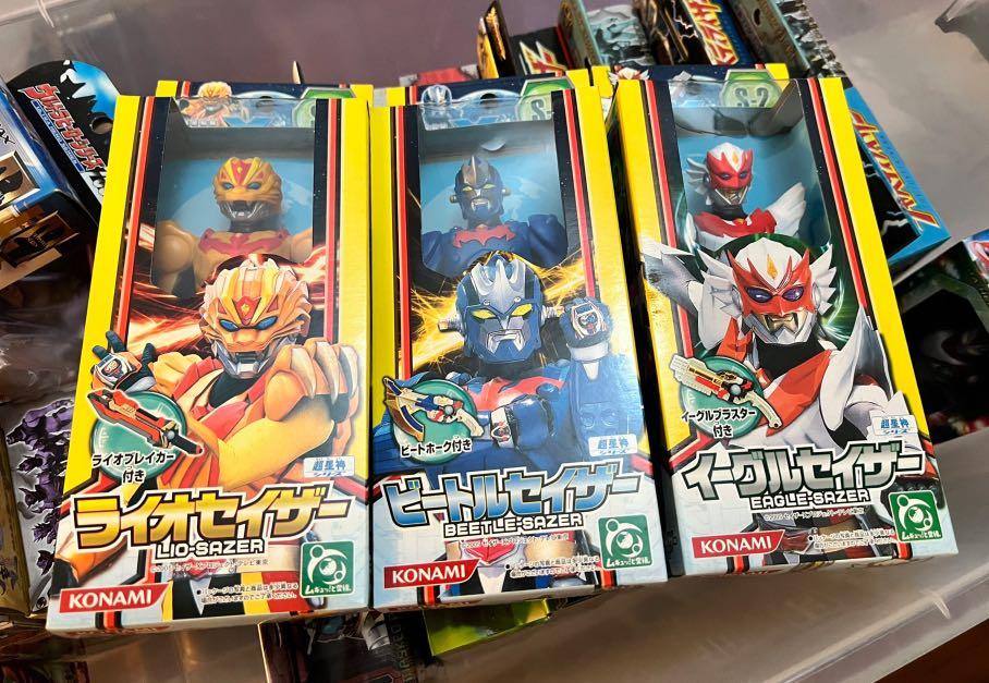 2005 超星艦隊 SAZER-X 超星神 01 獅星神 LIO SAZER 02 鷹星神 EAGLE SAZER 03 甲蟲星神 ...