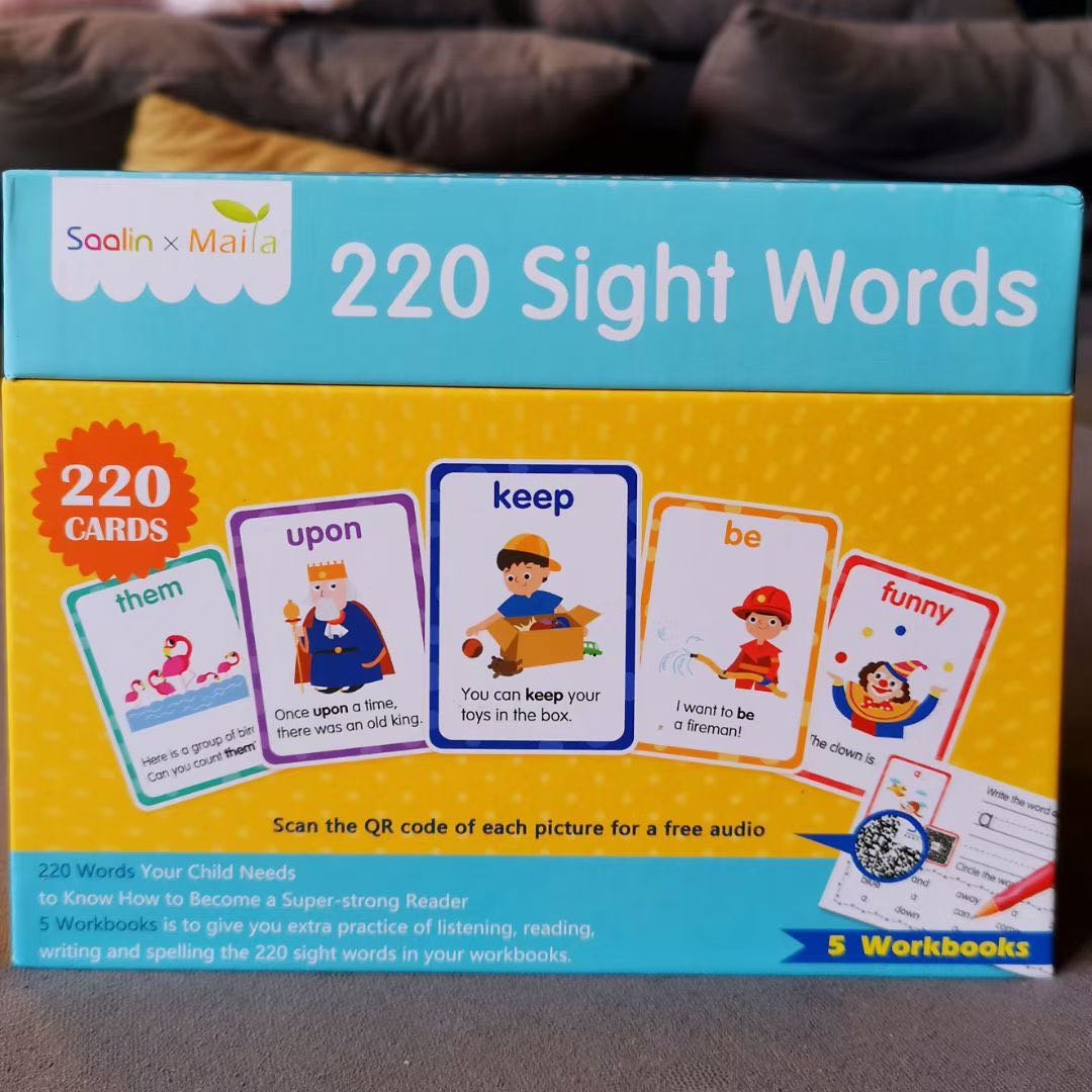 220 Sight words Flashcards $22 free shipping, Hobbies & Toys, Books ...