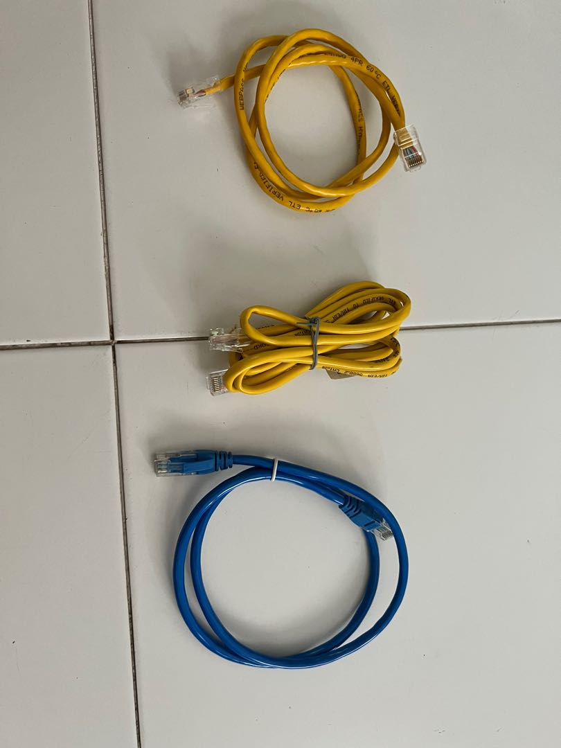 10 Lan cables, Computers & Tech, Parts & Accessories, Cables & Adaptors ...