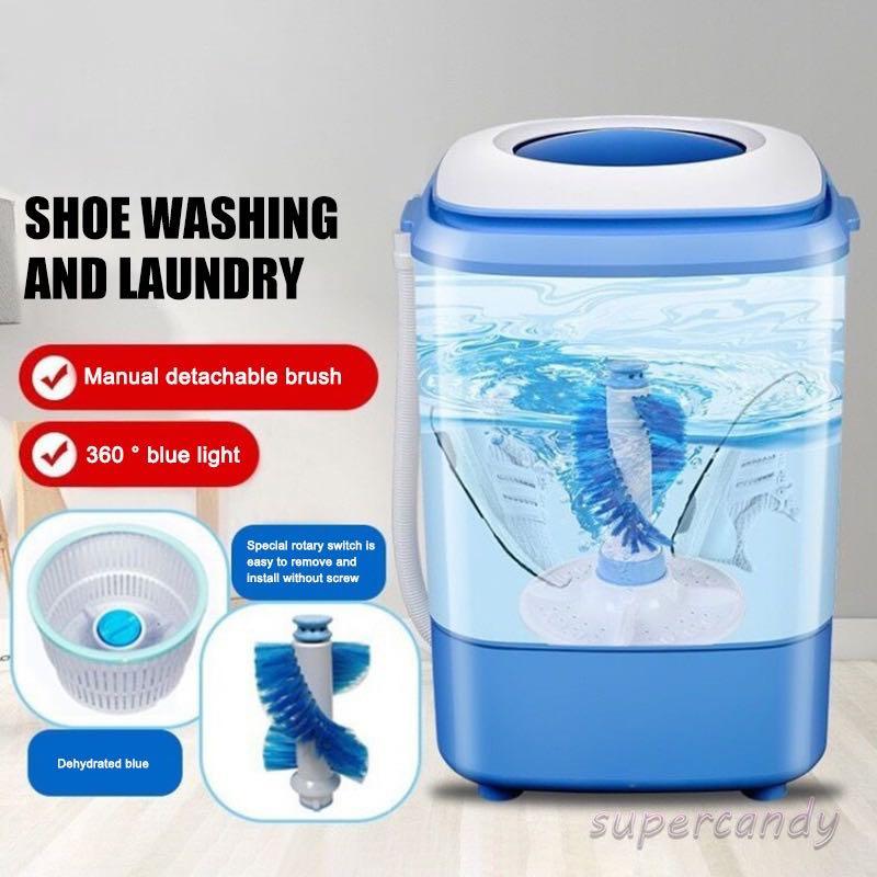 3in1 Mini Washing Machine for Washing Shoes Clothes and Spin-dry 6.5KG ...