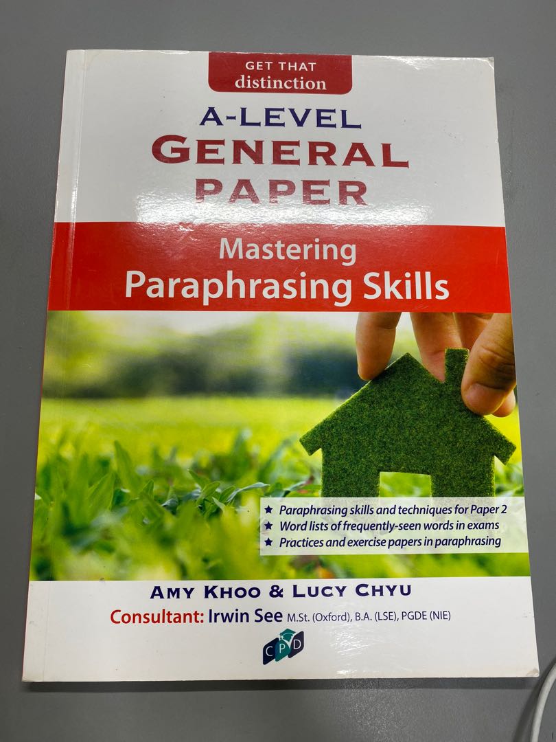 A Level Alevel GP Mastering Paraphrasing Skills, Hobbies & Toys, Books ...