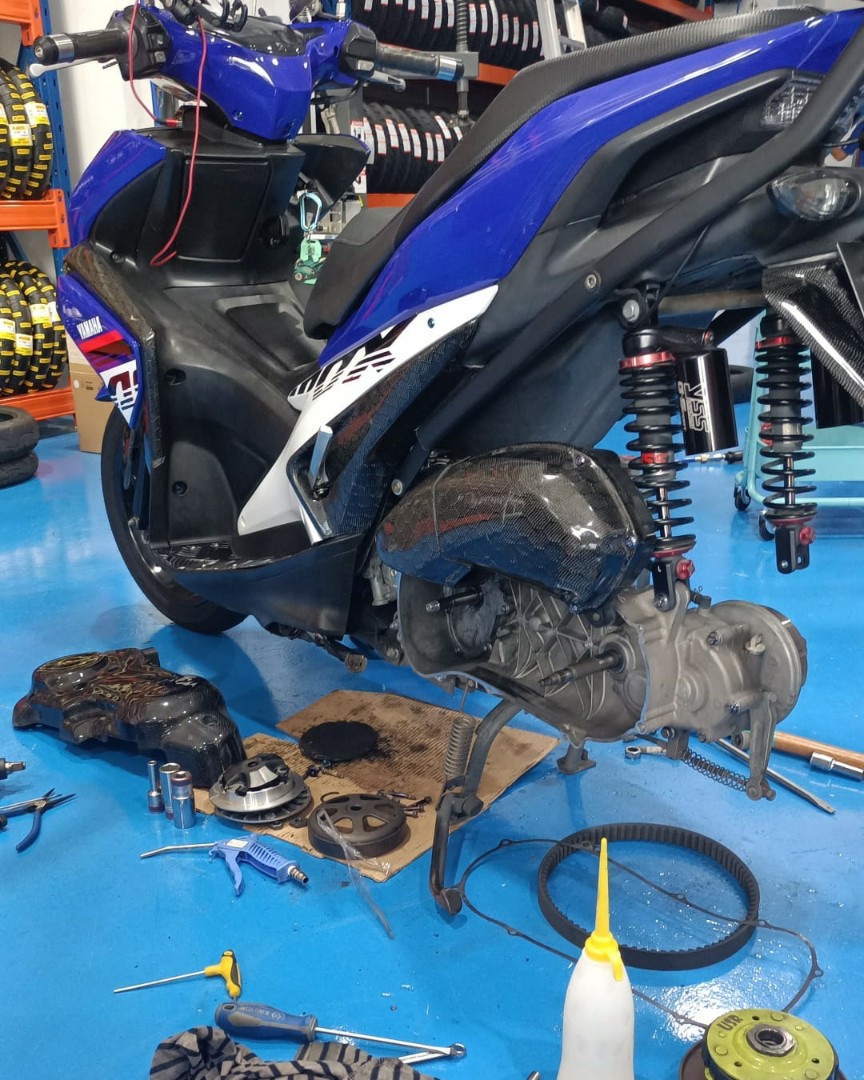 Aerox CVT Repairs, Motorcycles, Motorcycle Accessories on Carousell