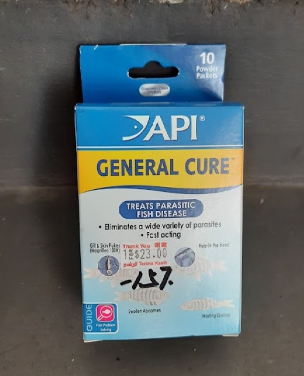 API General Cure powder treats a wide variety of parasitic diseases for ...