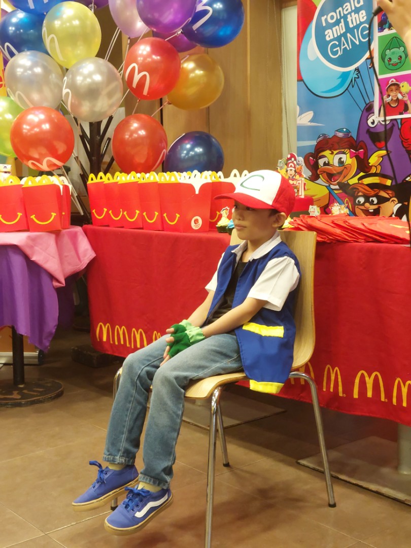 Ash Ketchum Cosplay 7 years old pokemon costume, Babies & Kids, Babies ...