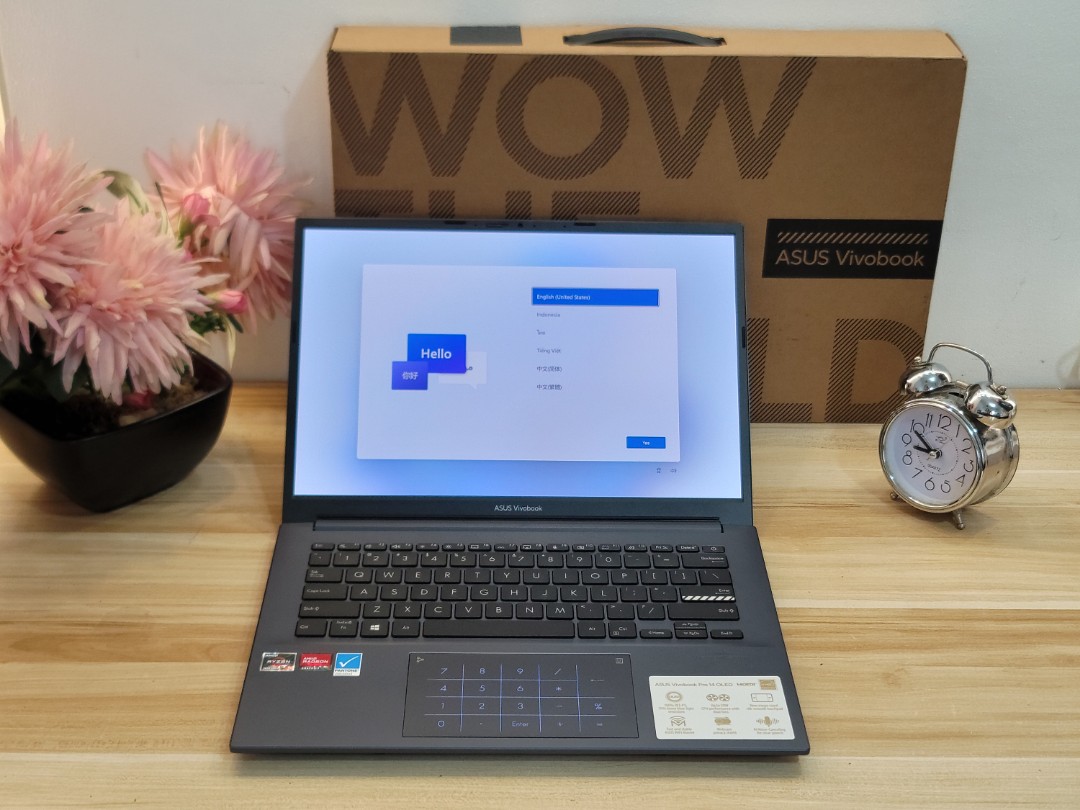 Asus VivoBook Pro 14 OLED M3401QA AMD Radeon Ryzen 5 5600H 8GB RAM ...