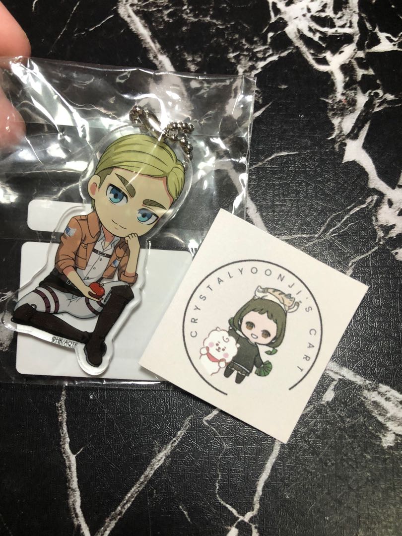 Attack on Titan Erwin Smith Acrylic, Hobbies & Toys, Memorabilia ...