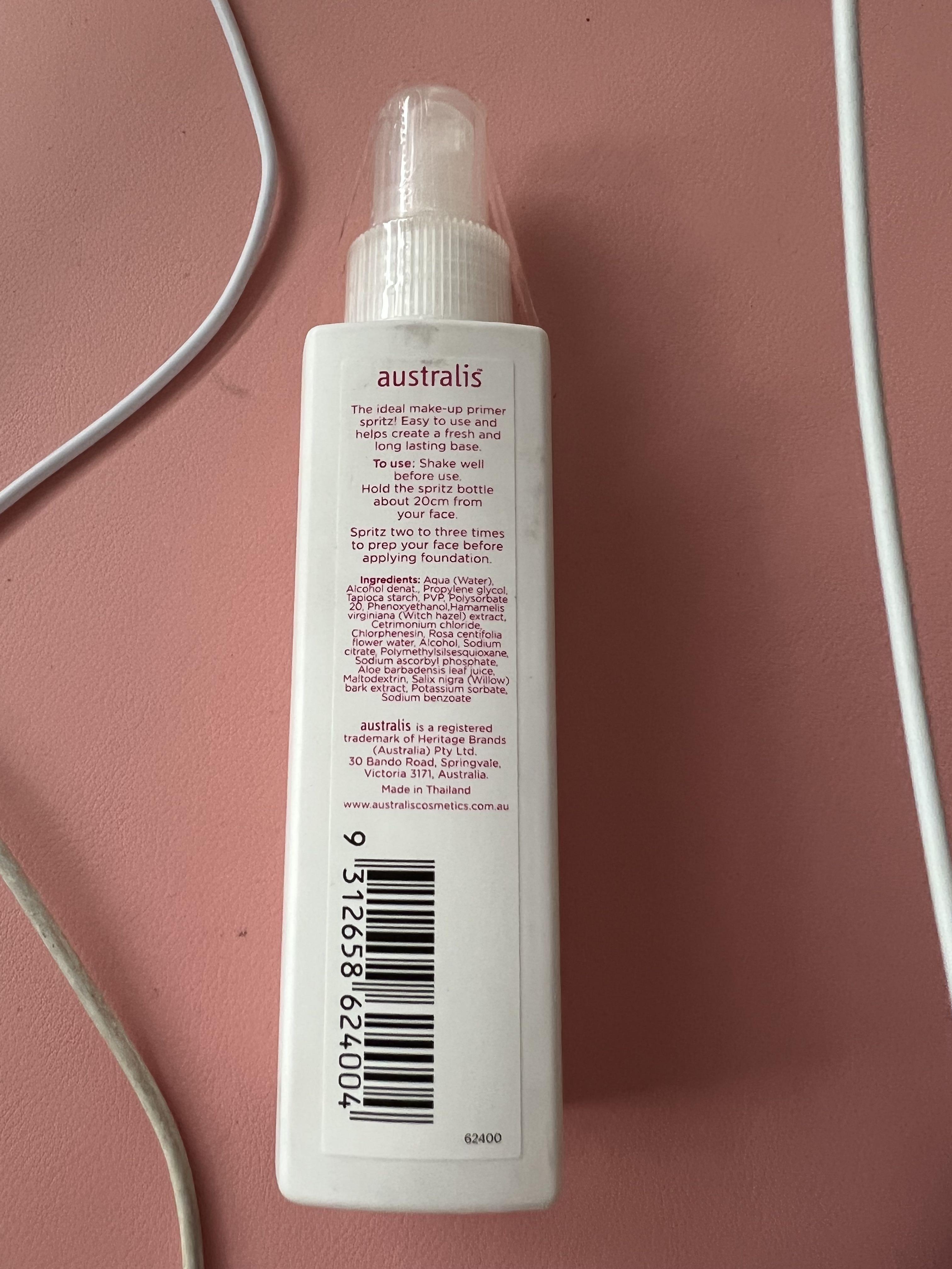 Australis make-up primer spritz spray, Beauty & Personal Care, Face ...