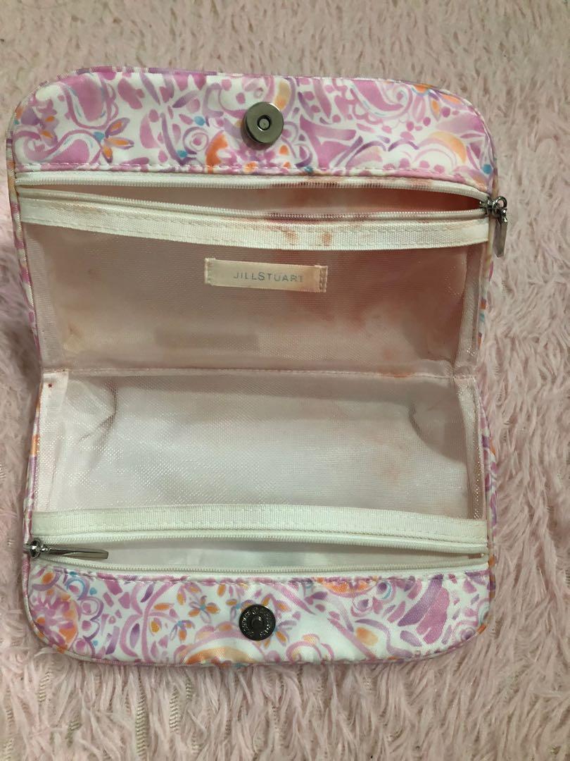 Authentic Jill Stuart makeup pouch, Women's Fashion, Bags & Wallets ...
