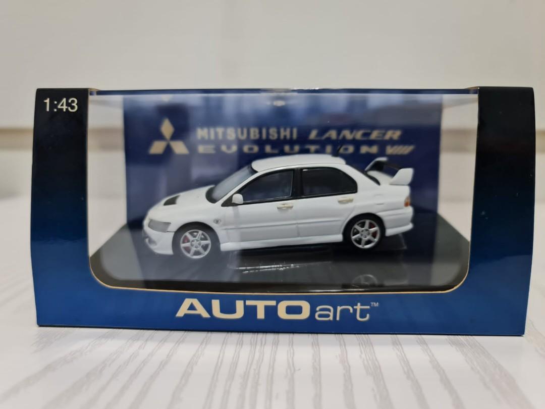Autoart 1:43 Mitsubishi Evo 8, Hobbies & Toys, Toys & Games on Carousell