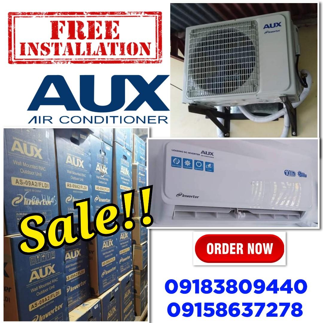 Aux F-Series Inverter Split Type Aircon, TV & Home Appliances, Air ...