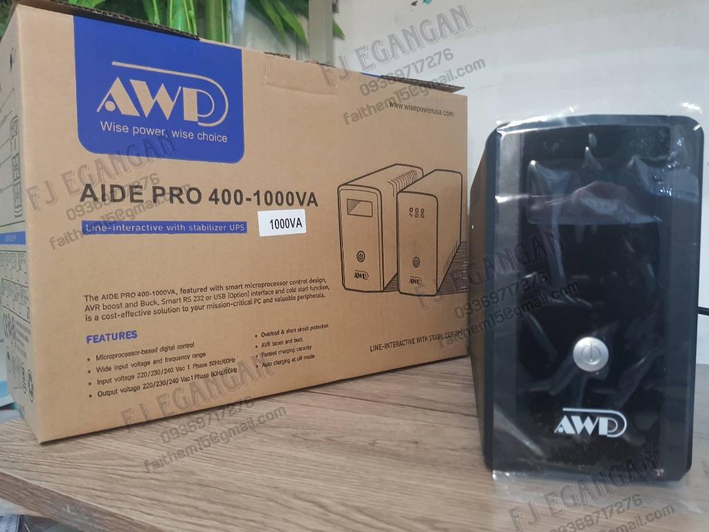 AWP WISE AID1000 PRO LCD 1000VA / 600W UPS | LED / LCD UPS, Computers ... AWP WISE AID1000 PRO LCD 1000VA / 600W UPS | LED / LCD UPS, Computers ...