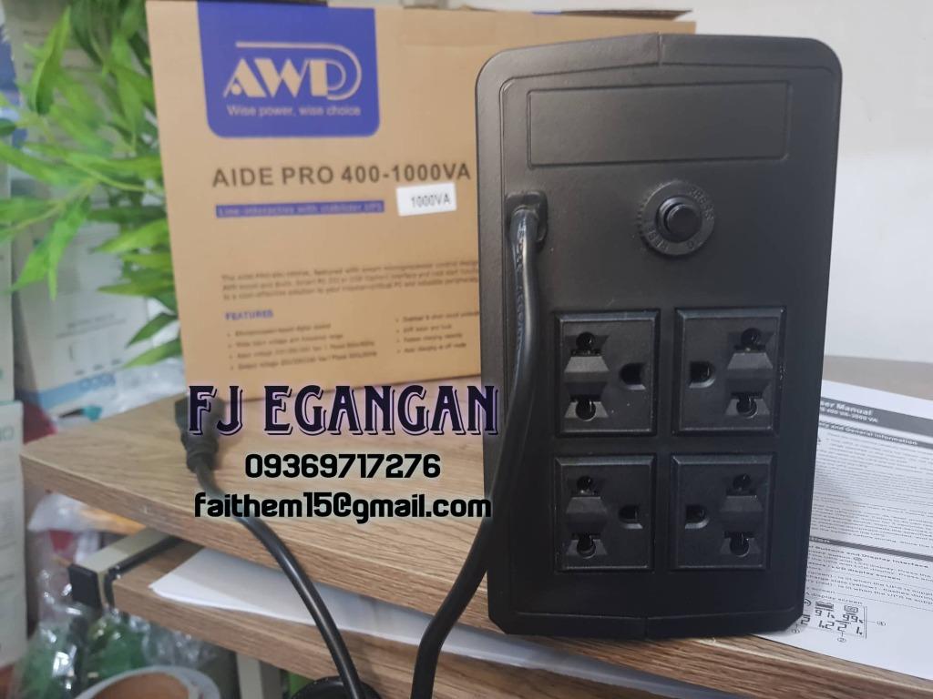AWP WISE AID1000 PRO LCD 1000VA / 600W UPS | LED / LCD UPS, Computers ...