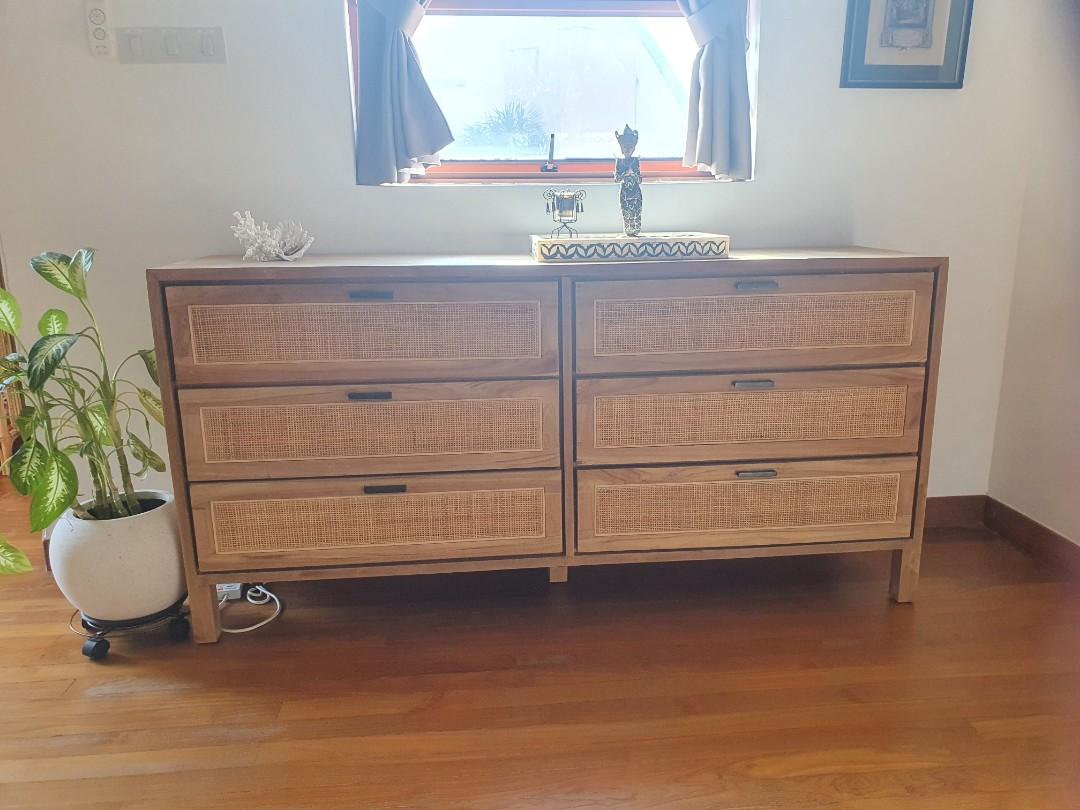 Beautiful, custom-made oversized Balinese inspired chest of drawers ...