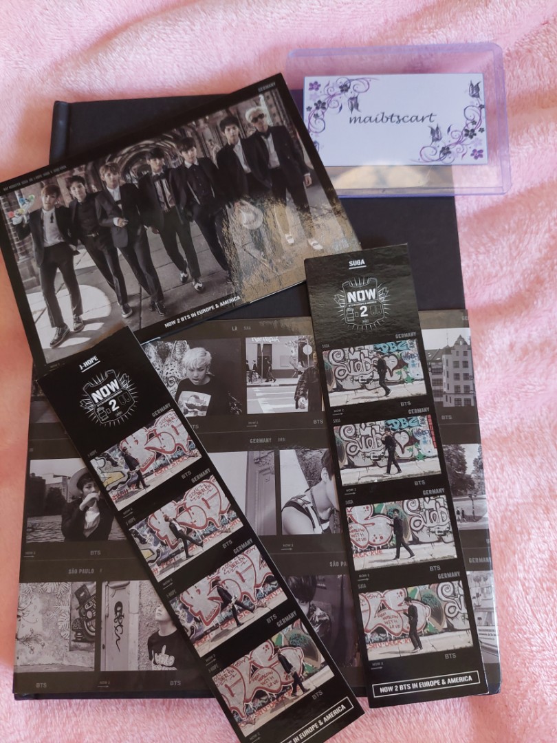 BTS Now 2 DVD with Suga & Jhope Bookmark, Hobbies & Toys, Memorabilia ...