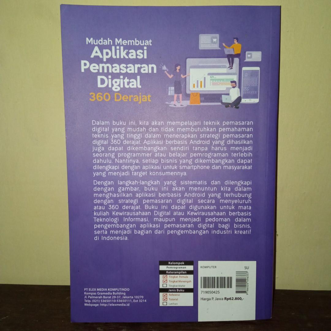 Buku Mudah Membuat Aplikasi Pemasaran Digital 360 Derajat, Buku & Alat ... Buku Mudah Membuat Aplikasi Pemasaran Digital 360 Derajat, Buku & Alat ...