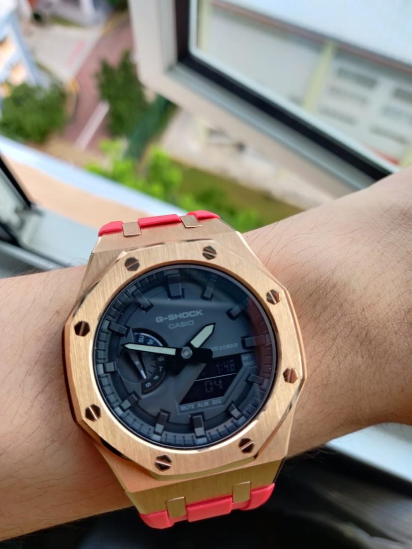 Casioak Custom Mod, Men's Fashion, Watches & Accessories, Watches on ...
