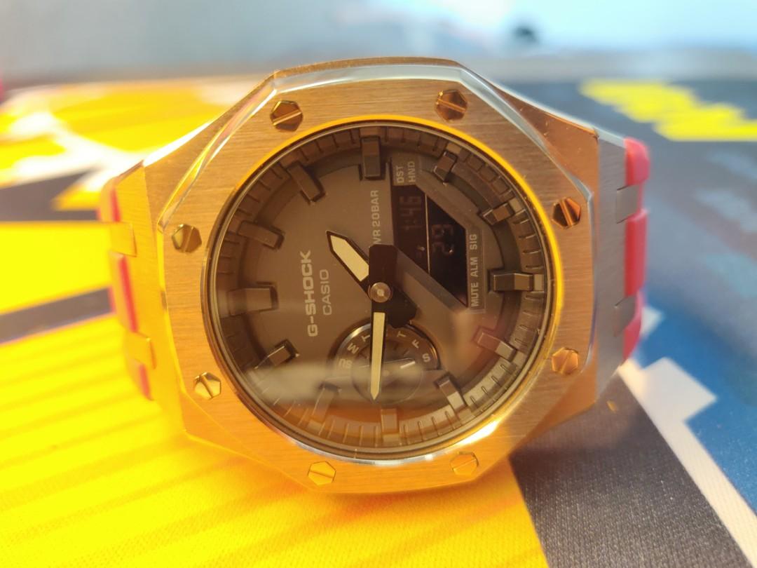 Casioak Custom Mod, Men's Fashion, Watches & Accessories, Watches on ...