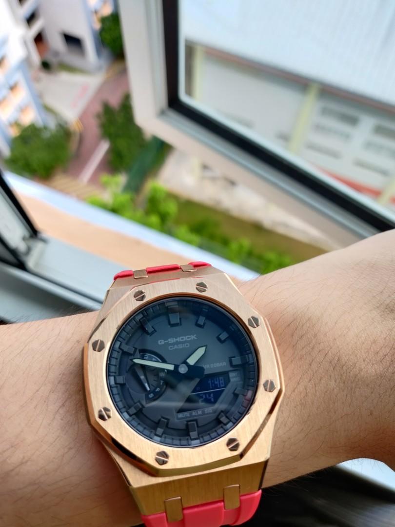 Casioak Custom Mod, Men's Fashion, Watches & Accessories, Watches on ...