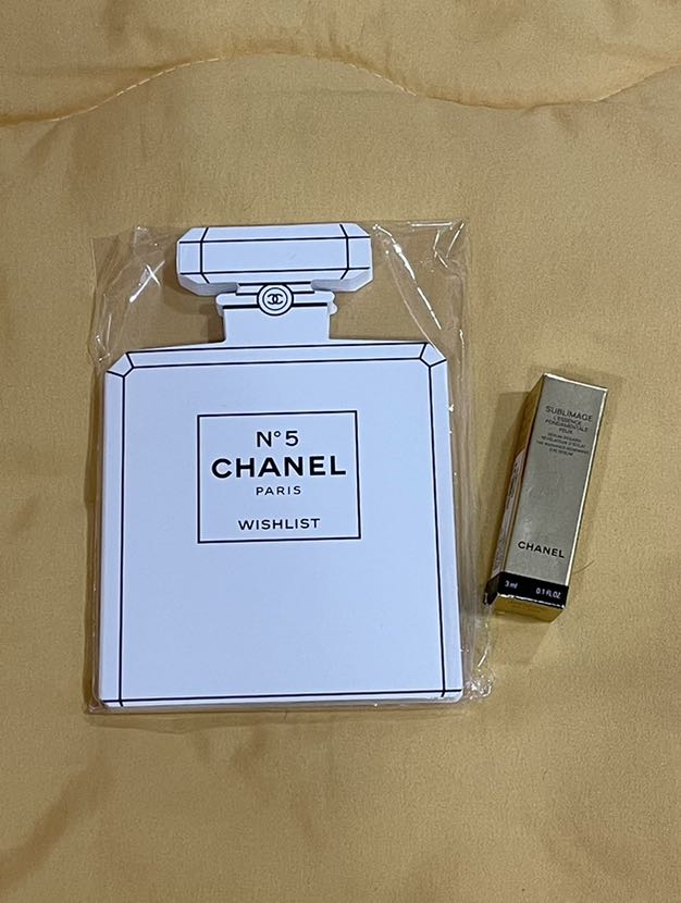 Chanel Writing Pad & Eye Serum, Luxury, Accessories on Carousell