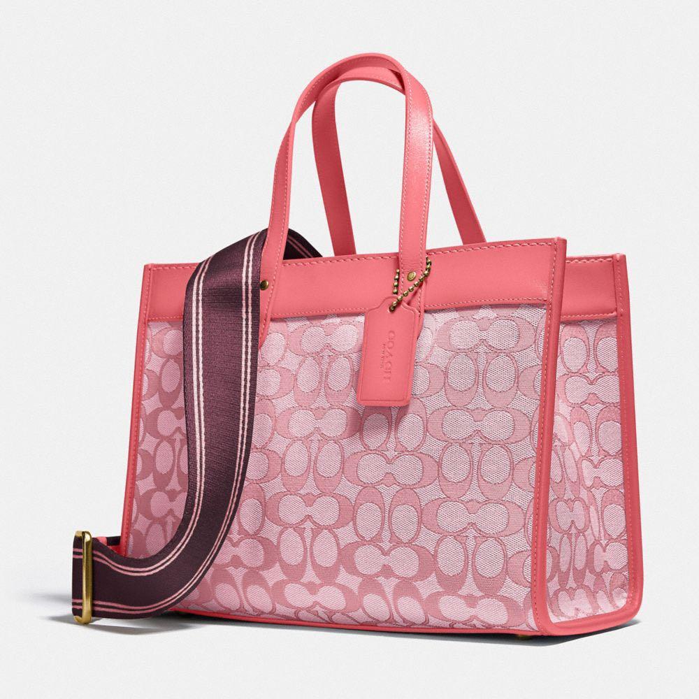 Coach FIELD TOTE 30 IN SIGNATURE JACQUARD, Women's Fashion, Bags ...