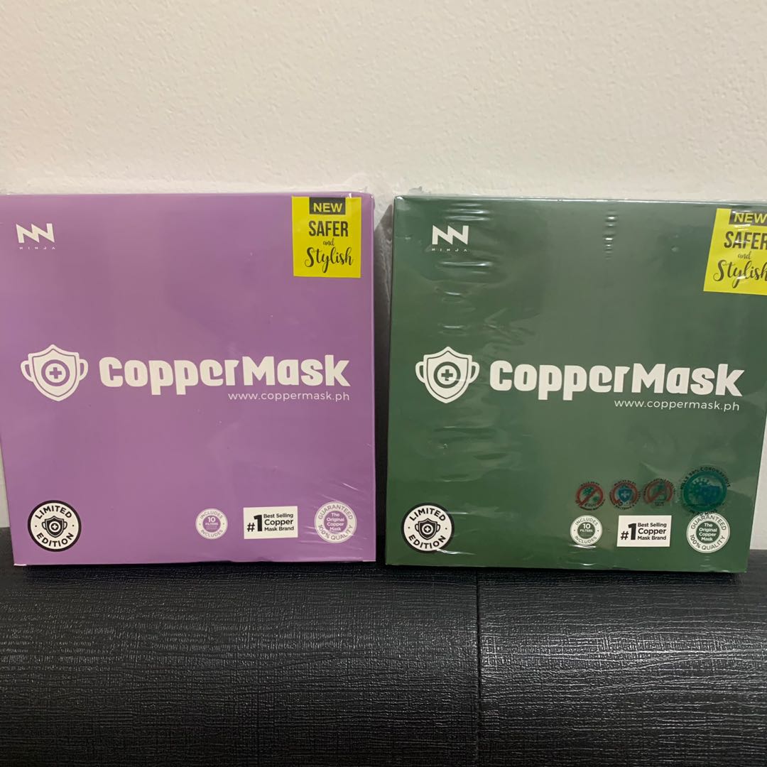CopperMask, Health & Nutrition, Face Masks & Face Shields on Carousell