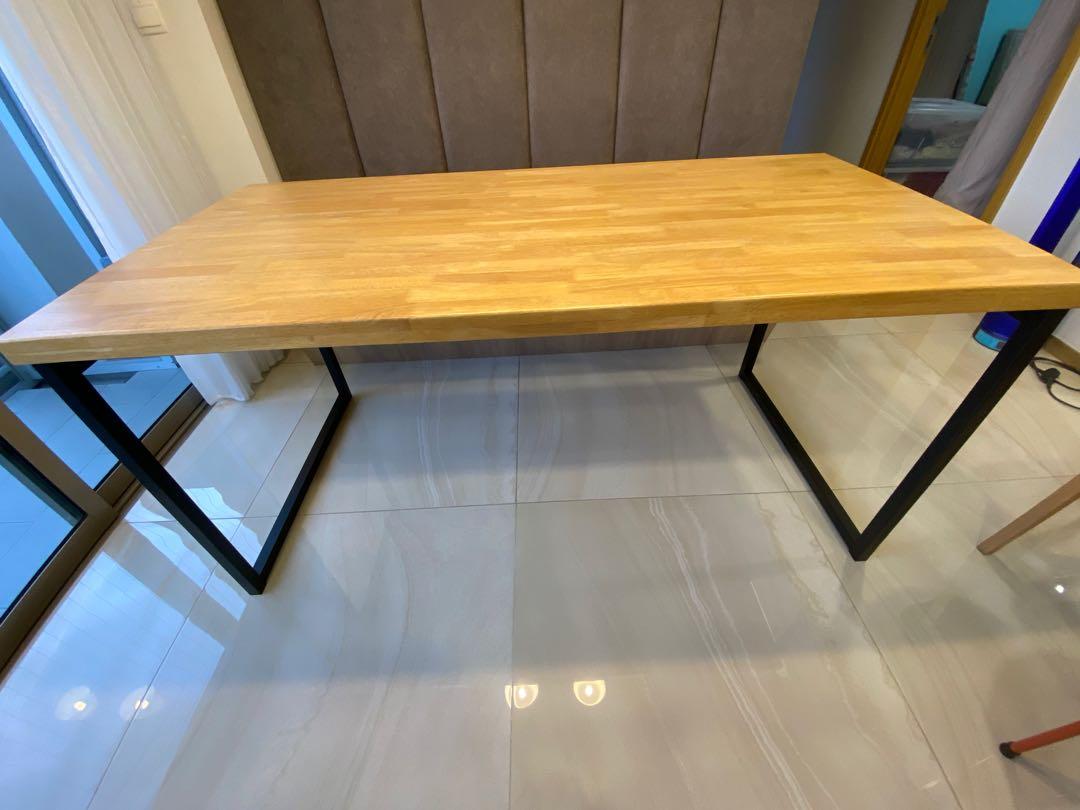 Dinning table 1.6m x 0.8m, Furniture & Home Living, Furniture, Tables ...