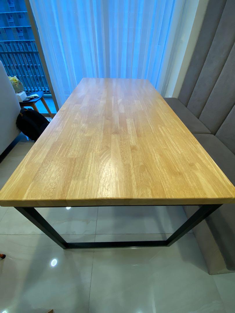 Dinning table 1.6m x 0.8m, Furniture & Home Living, Furniture, Tables ...