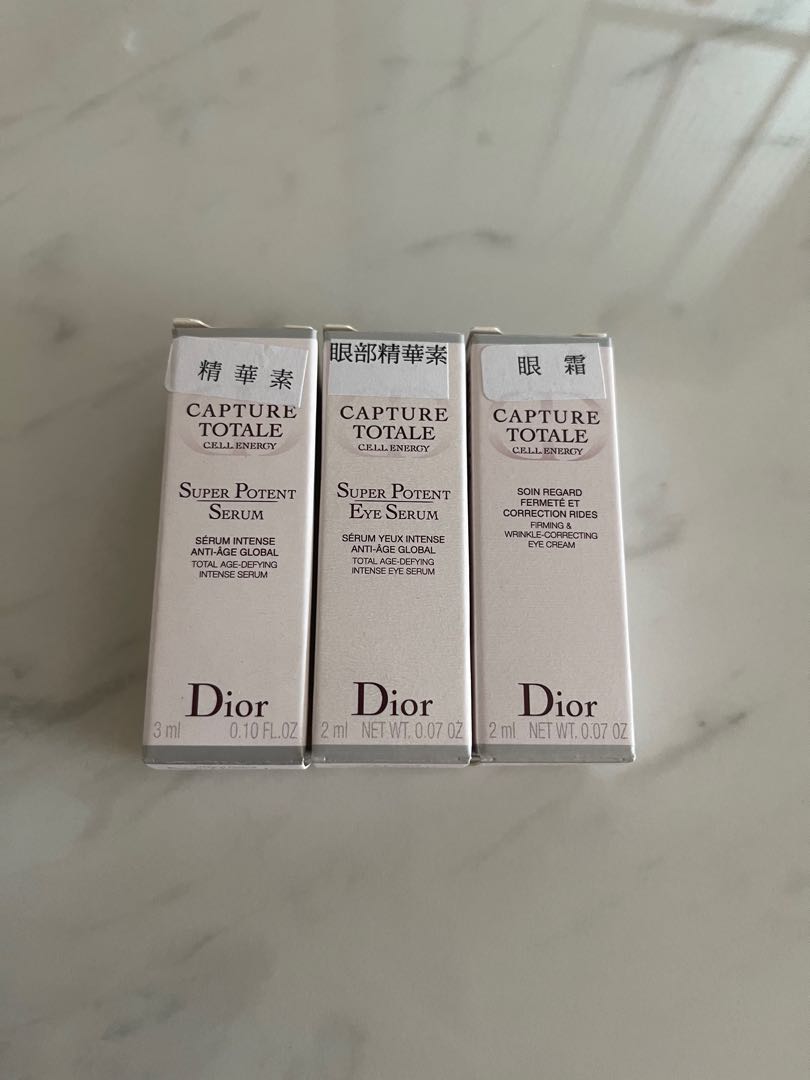 Dior Capture Totale Sample set, 美容＆化妝品, 健康及美容 - 皮膚護理, 面部 - 面部護理 - Carousell