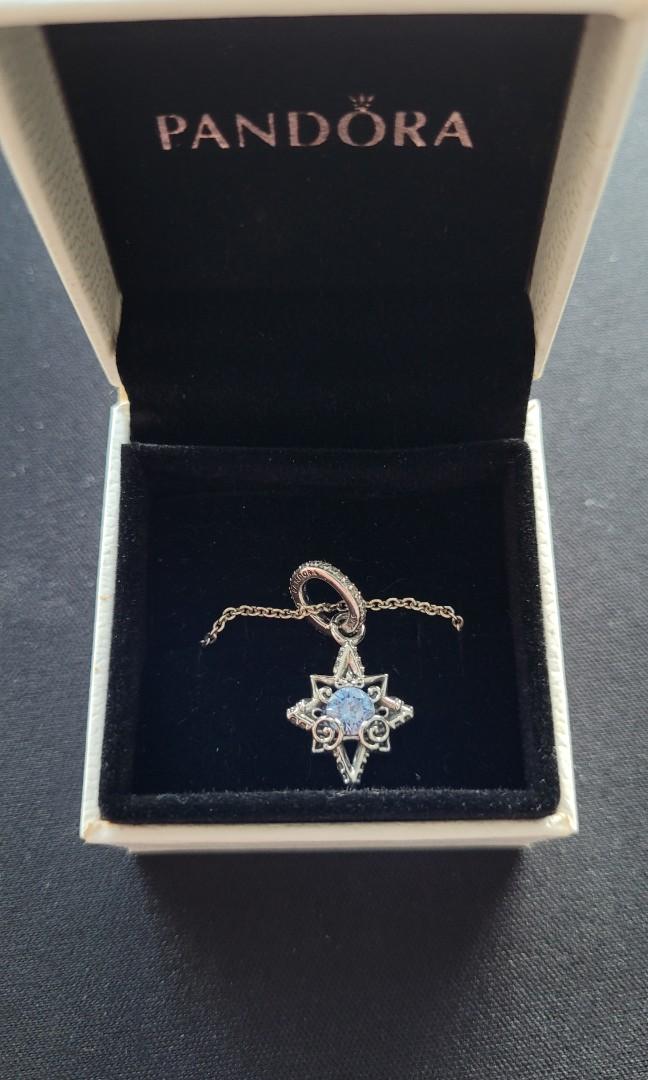 Disney Cinderella Blue Star Pandora Necklace, Women's Fashion, Jewelry ...