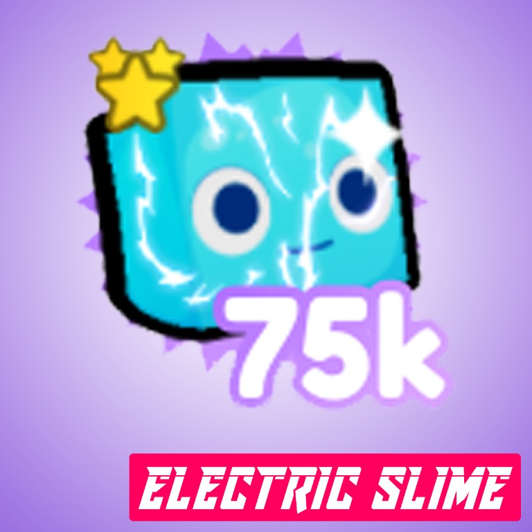 Electric Slime Pet Simulator X (PSX Exclusive), Video Gaming, Gaming ...