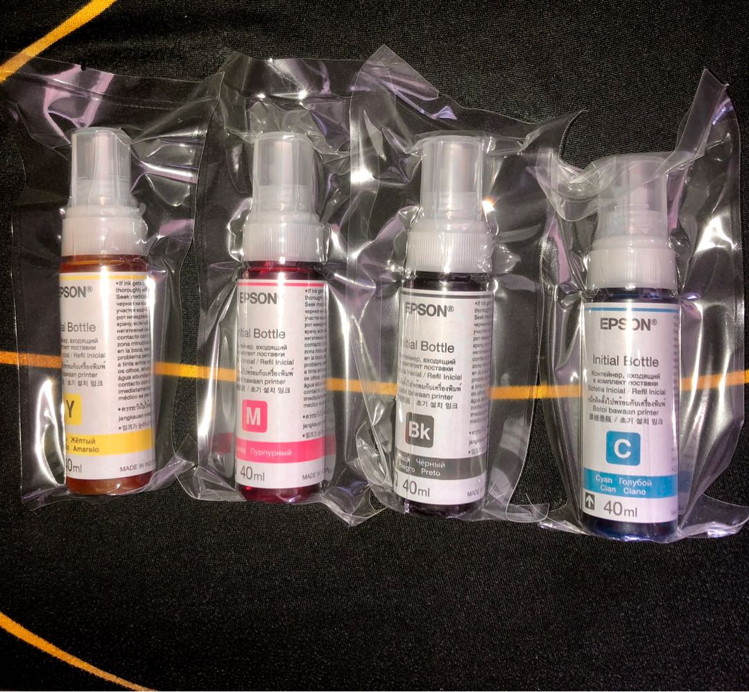 Epson L121 Initial Ink Set 40ml, Computers & Tech, Printers, Scanners ...