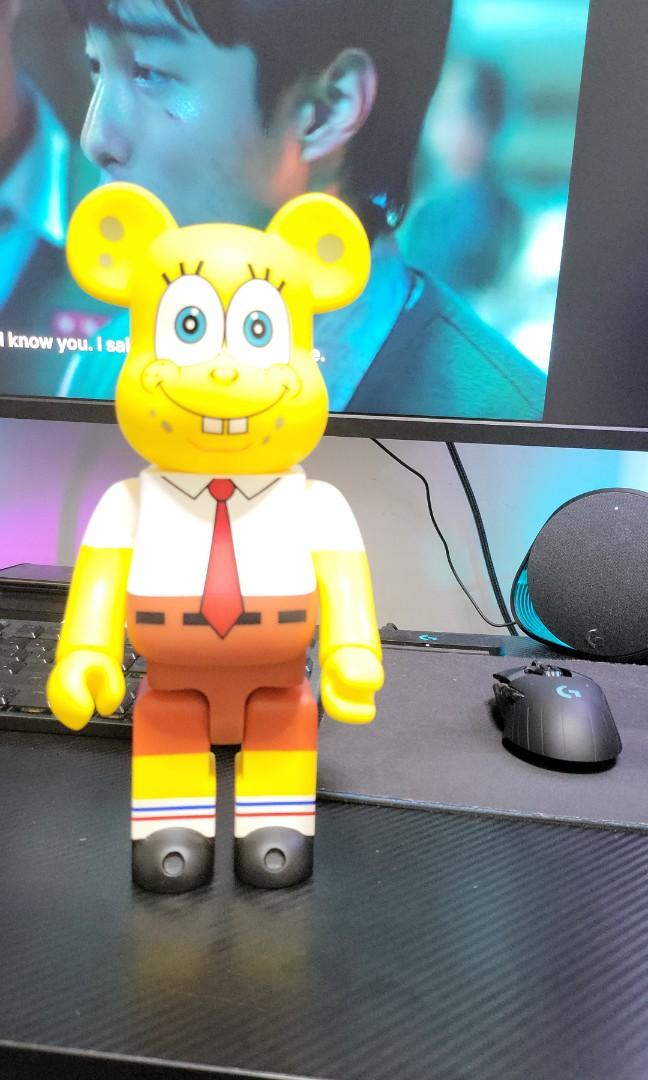 Fake bearbrick spongebob 400%, Hobbies & Toys, Toys & Games on Carousell