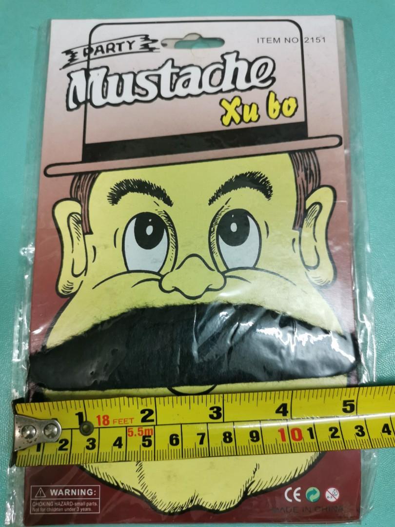 Fake Mustache party costume, Hobbies & Toys, Toys & Games on Carousell