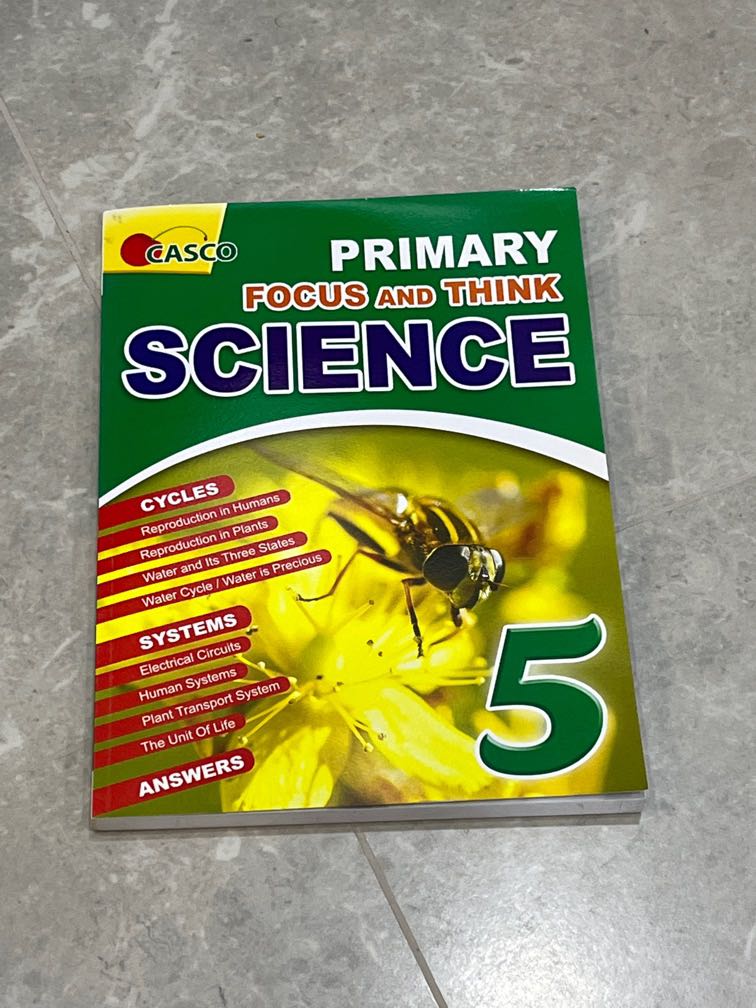 Focus and Think SCIENCE Primary 5, Hobbies & Toys, Books & Magazines ...