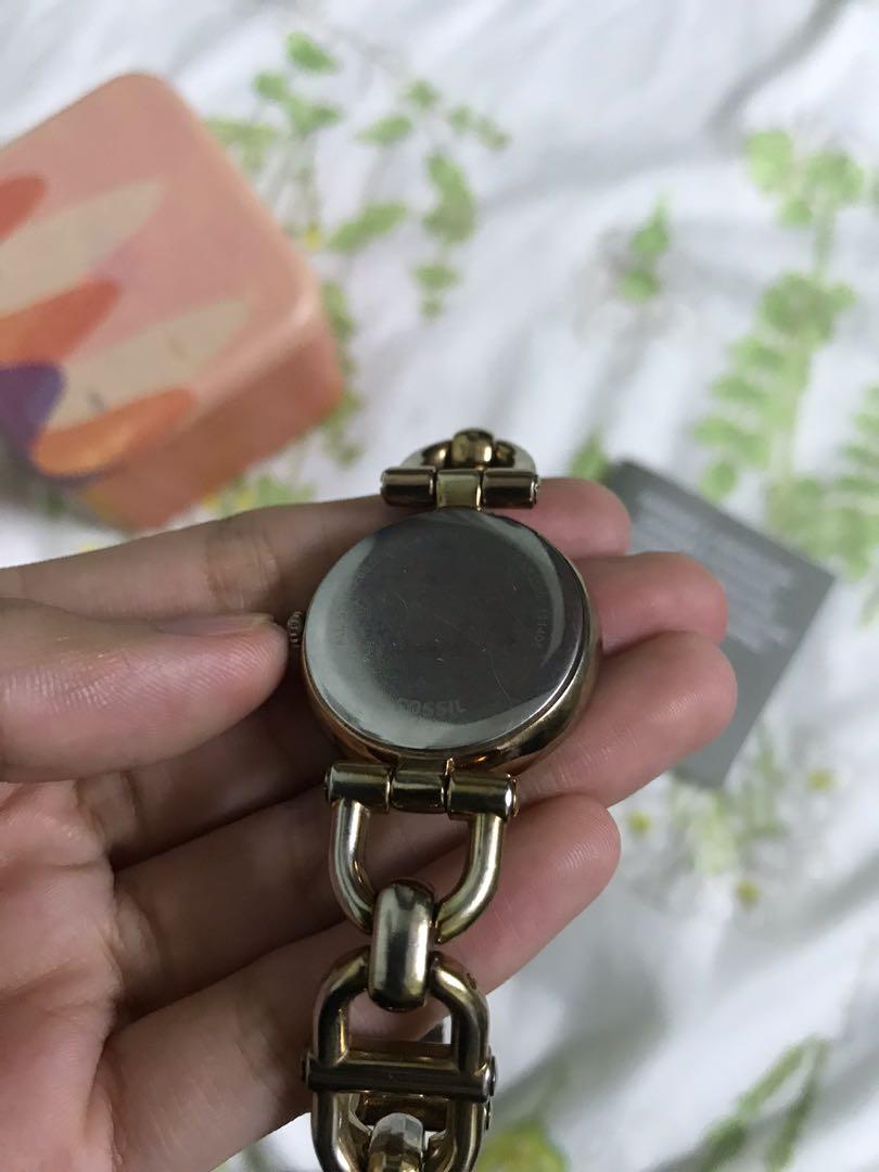 Fossil Original Woman Watch Jam Besi Women Steel, Women's Fashion ...